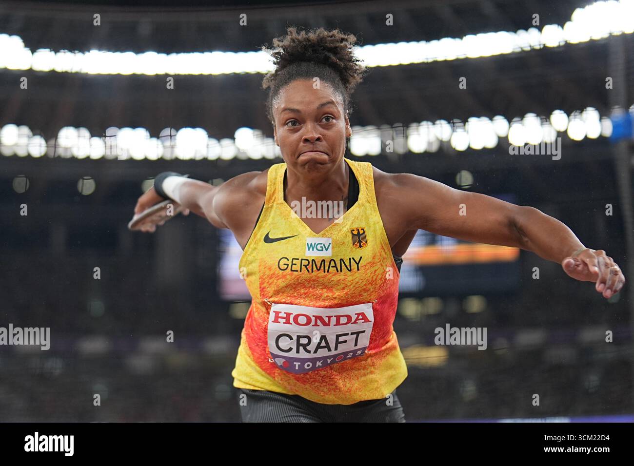 Tokio, Japan. 14th Sep, 2025. Athletics: World Championships, Shanice ...