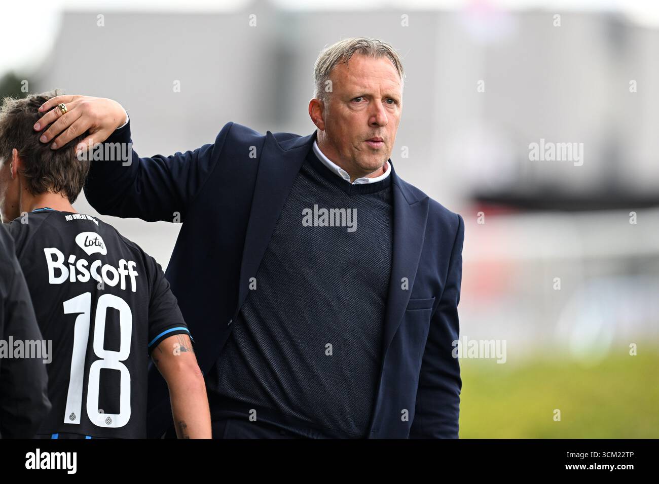 head coach Sjaak Polak of Brugge pictured during a female soccer game ...