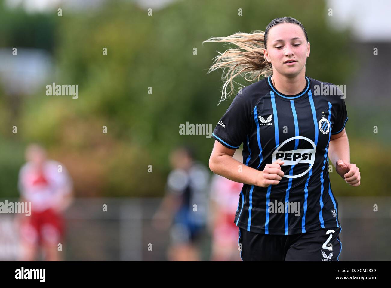 Moisa van Koot (2) of Brugge pictured during a female soccer game ...