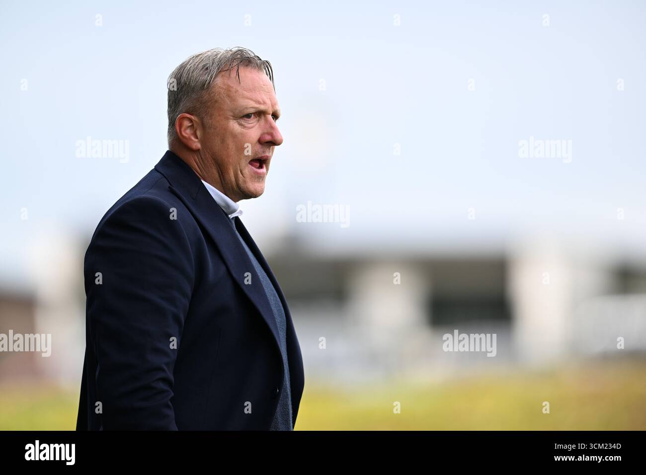head coach Sjaak Polak of Brugge pictured during a female soccer game ...