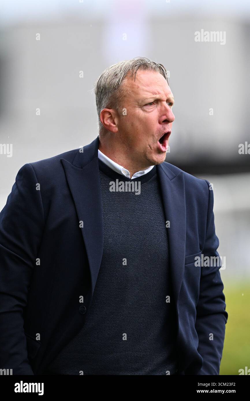 head coach Sjaak Polak of Brugge pictured during a female soccer game ...