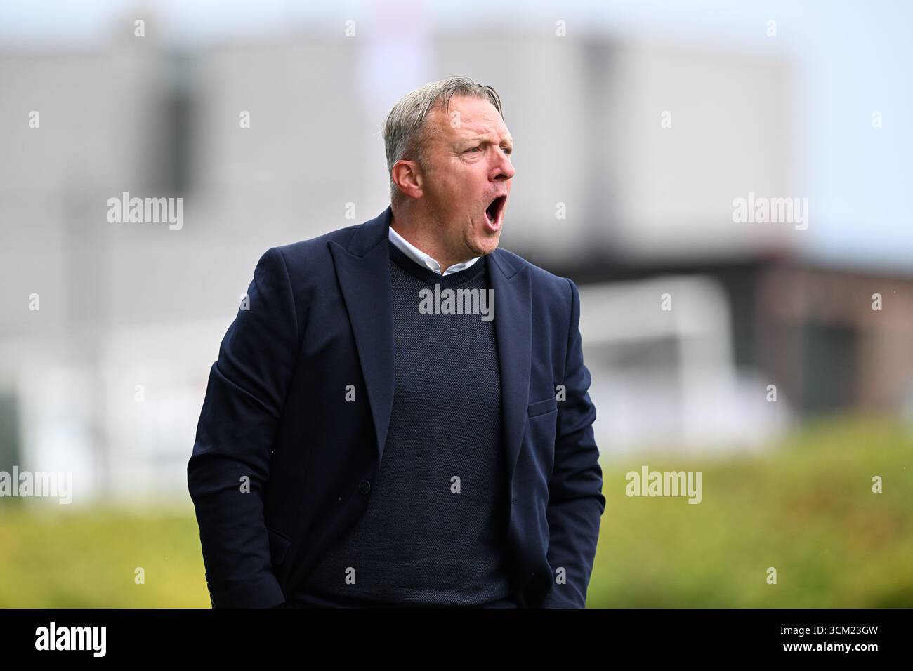 head coach Sjaak Polak of Brugge pictured during a female soccer game ...