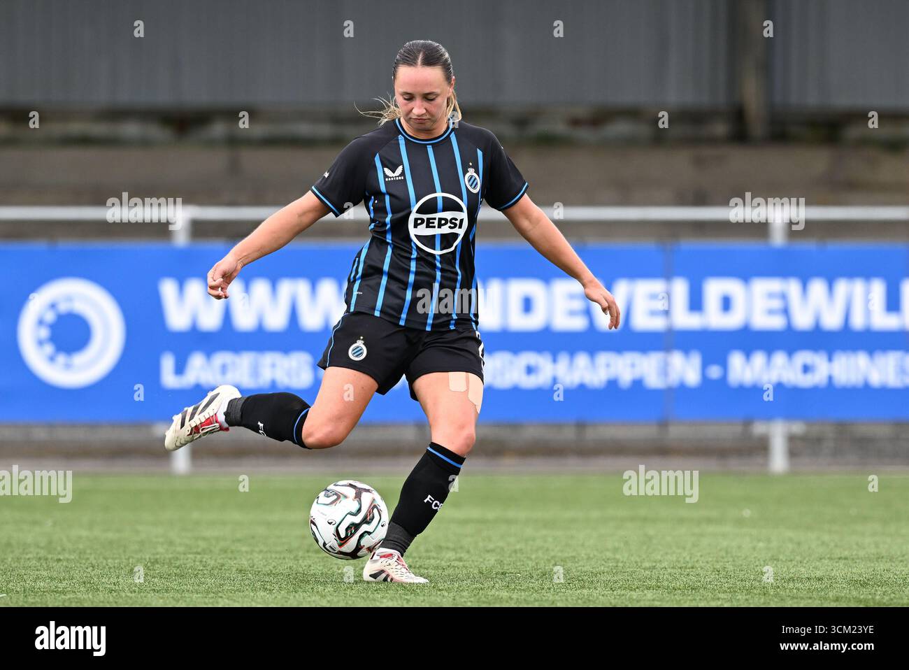 Moisa van Koot (2) of Brugge pictured during a female soccer game ...