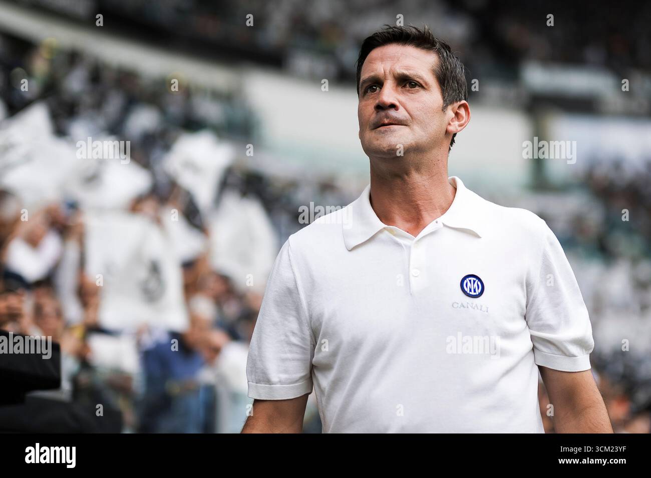 Cristian Chivu, head coach of FC Internazionale, looks on prior to the ...