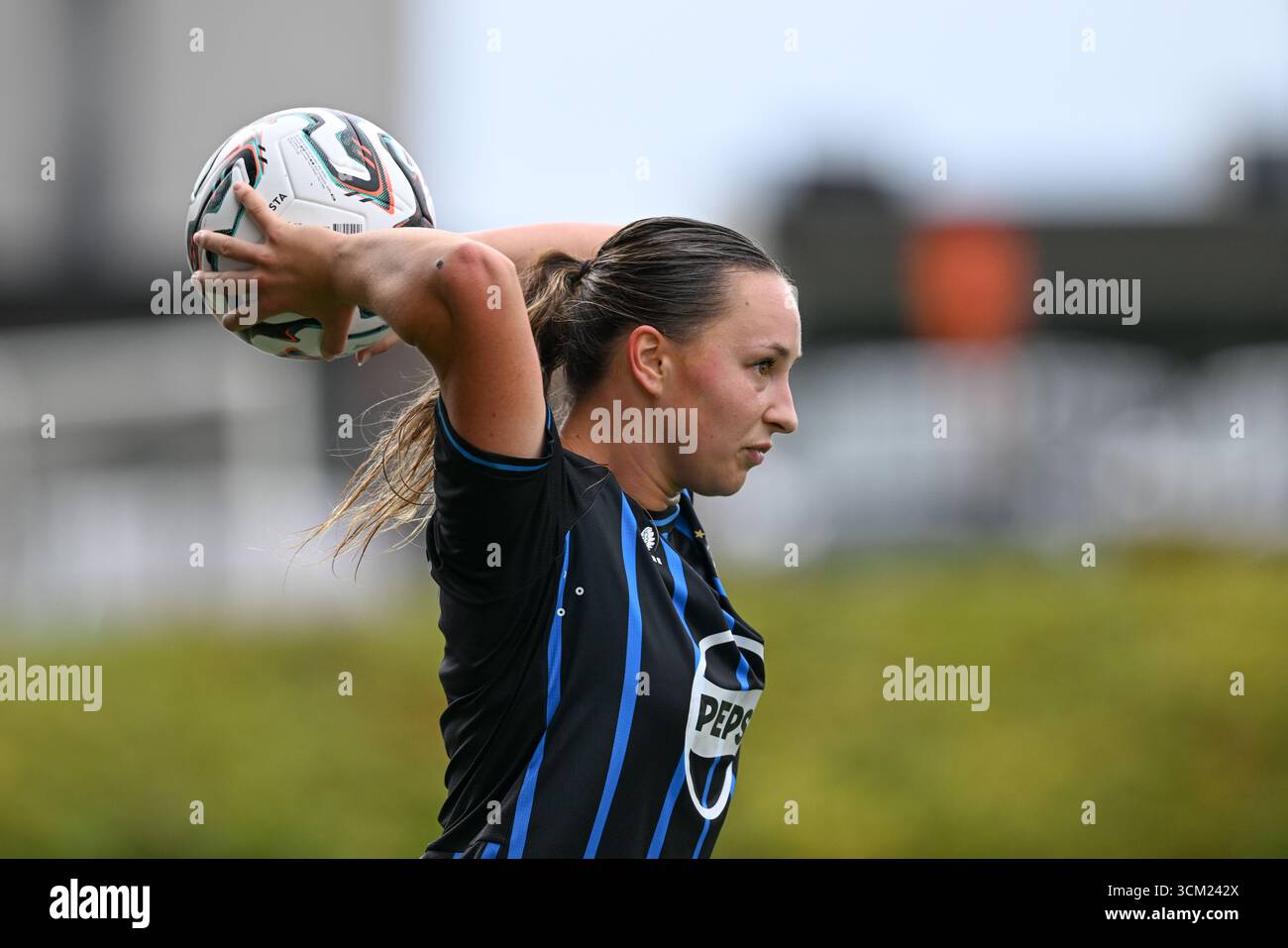 Moisa van Koot (2) of Brugge pictured during a female soccer game ...