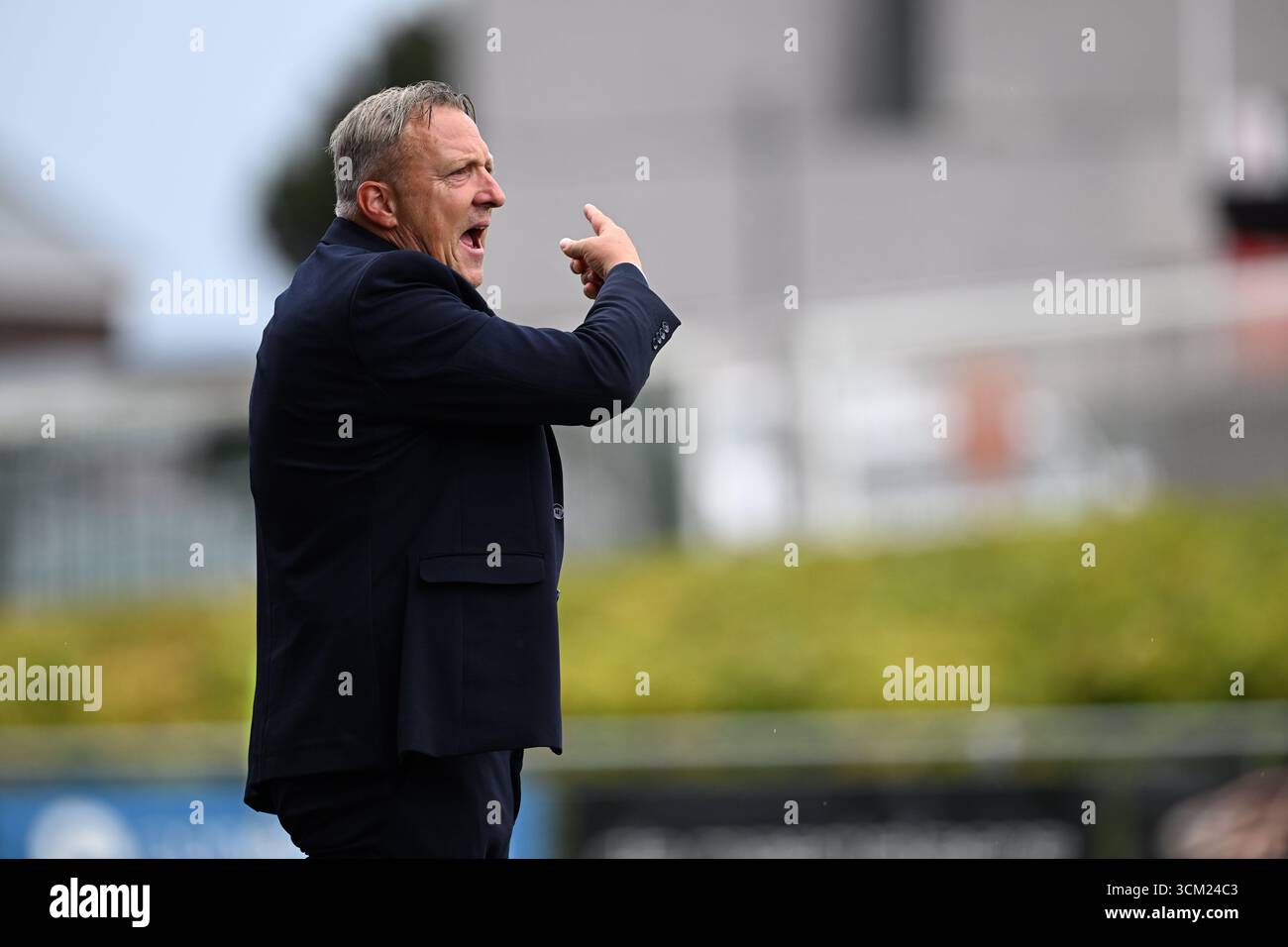 head coach Sjaak Polak of Brugge pictured during a female soccer game ...