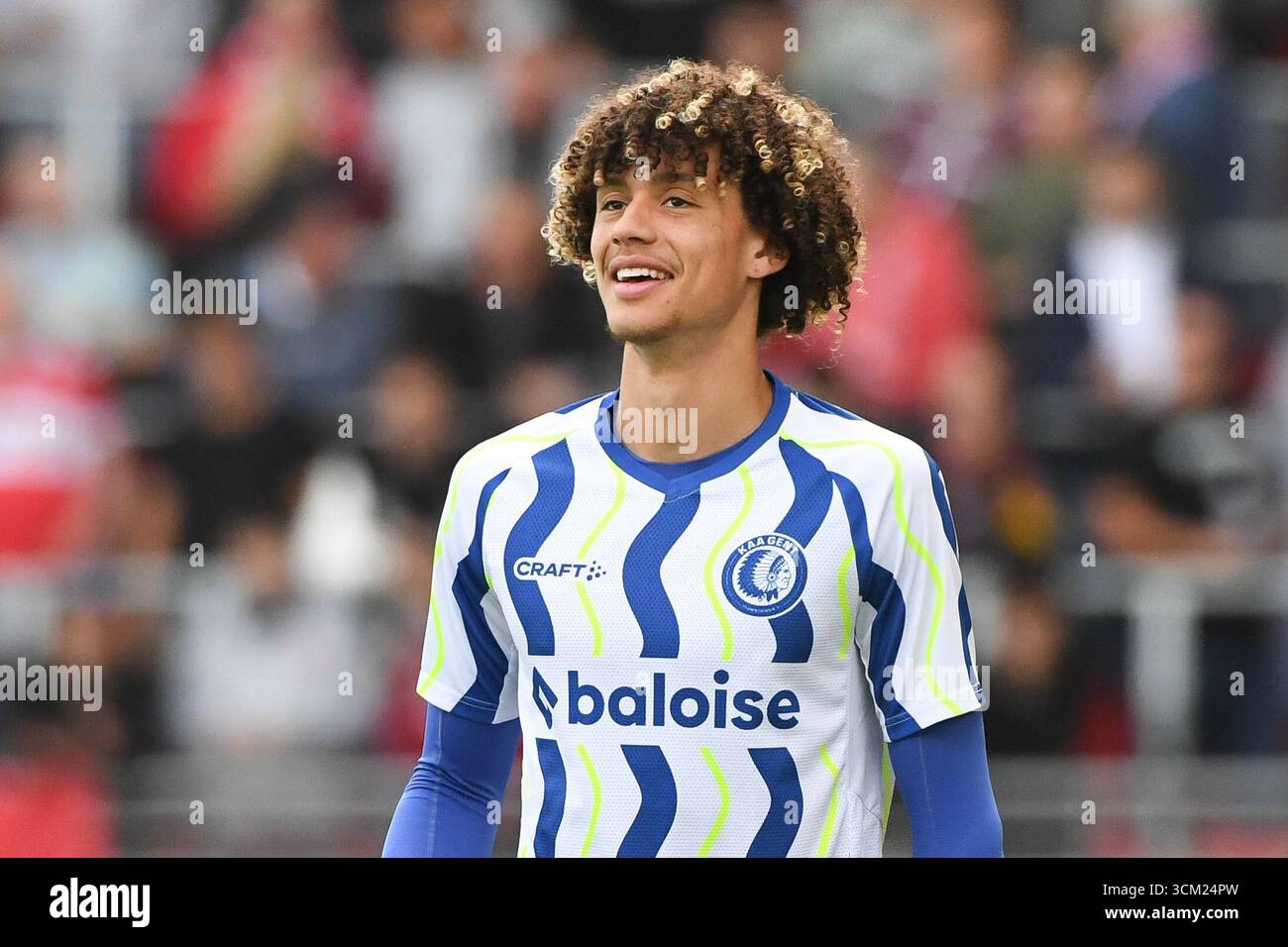 Gent's Franck Surdez pictured before a soccer match between Royal ...