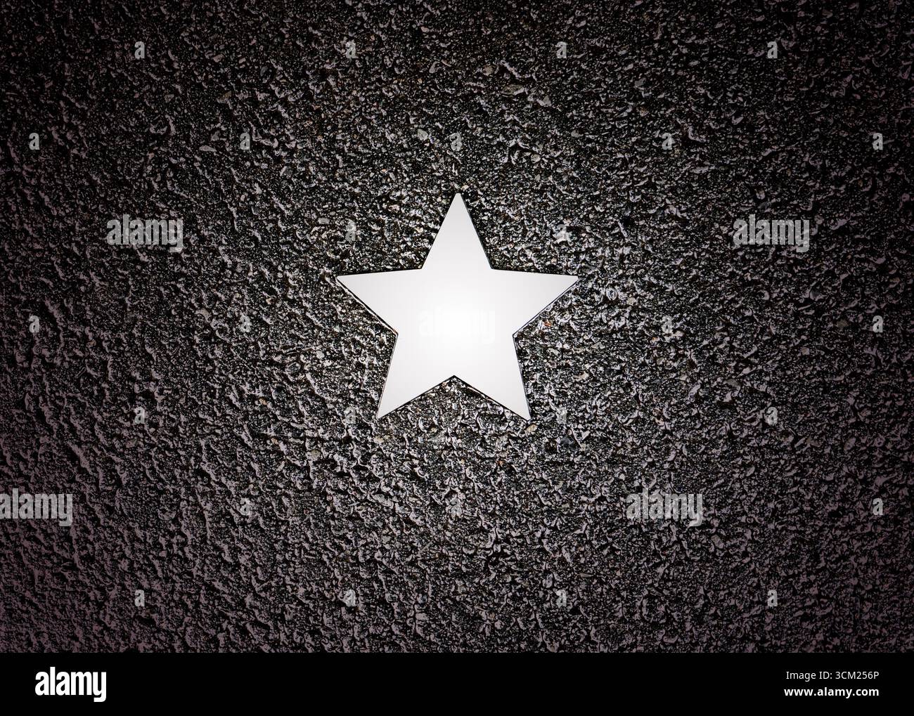 Stars on sidewalk as memorial for Nazi victims, Tilbeck Abbey, Tilbeck ...