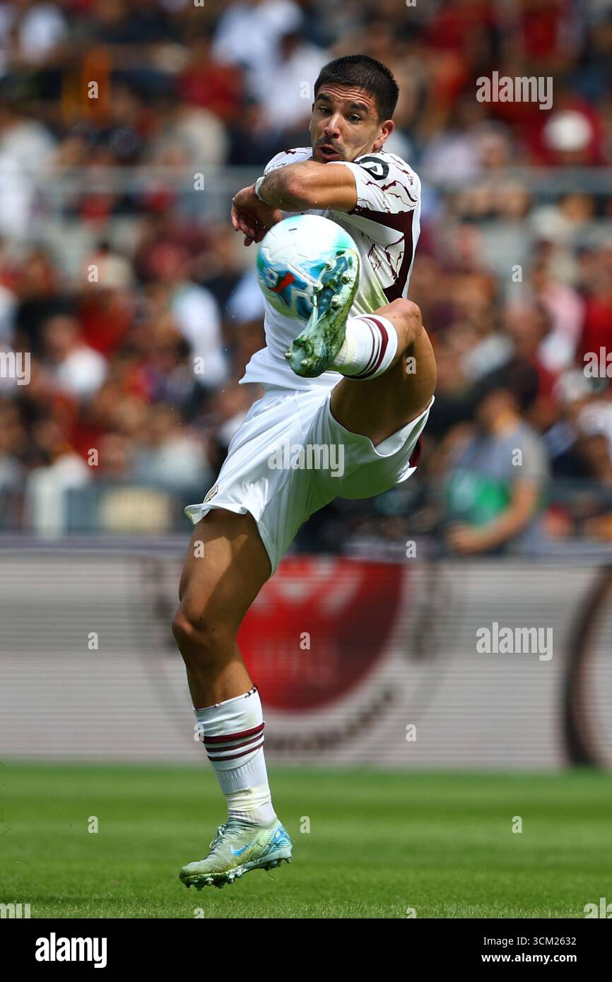 Rome, Italy. 14th Sep, 2025. Giovanni Simeone of Torino during the ...