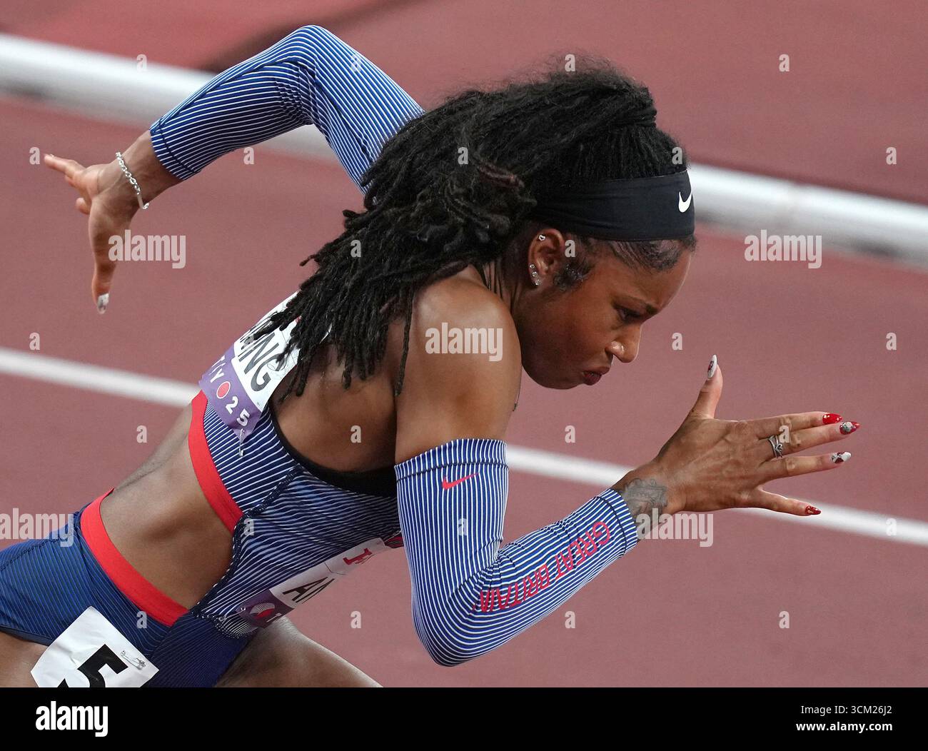 (250914) -- TOKYO, Sept. 14, 2025 (Xinhua) -- Amber Anning of Britain ...