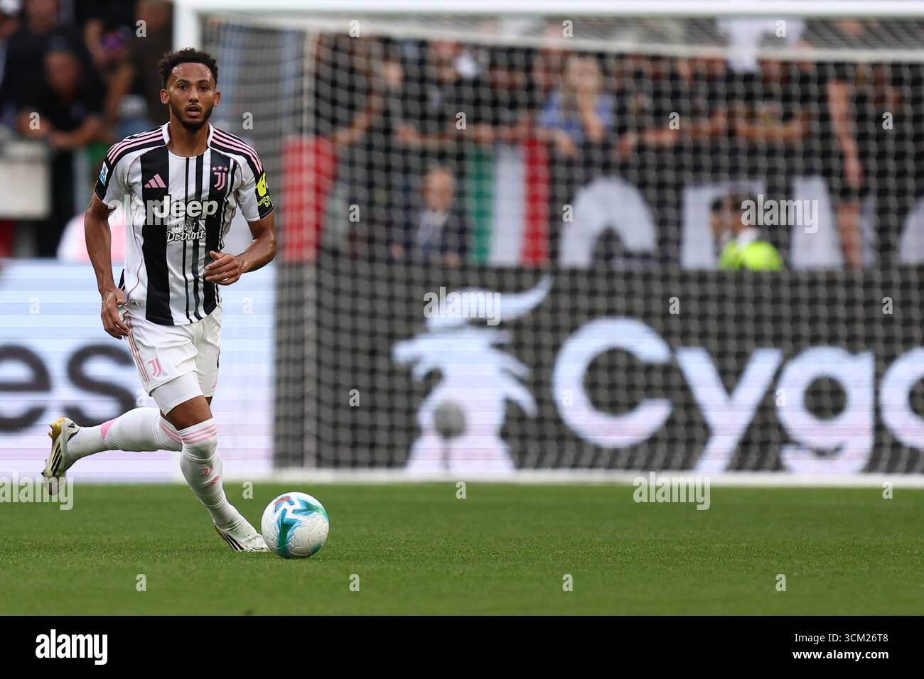 Lloyd Kelly of Juventus Fc in action during the Serie A match beetween ...