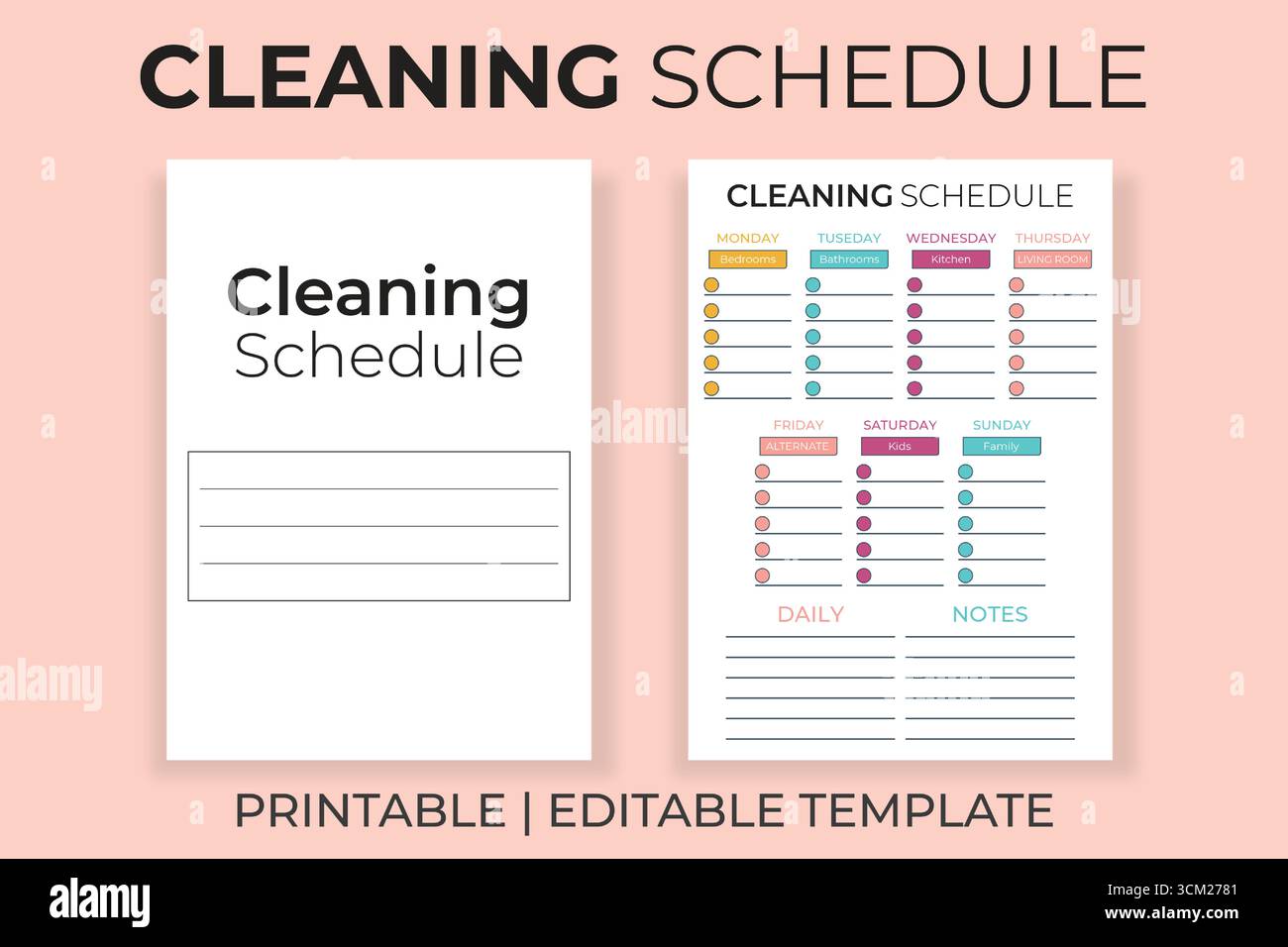 Family schedule Stock Vector Images - Alamy