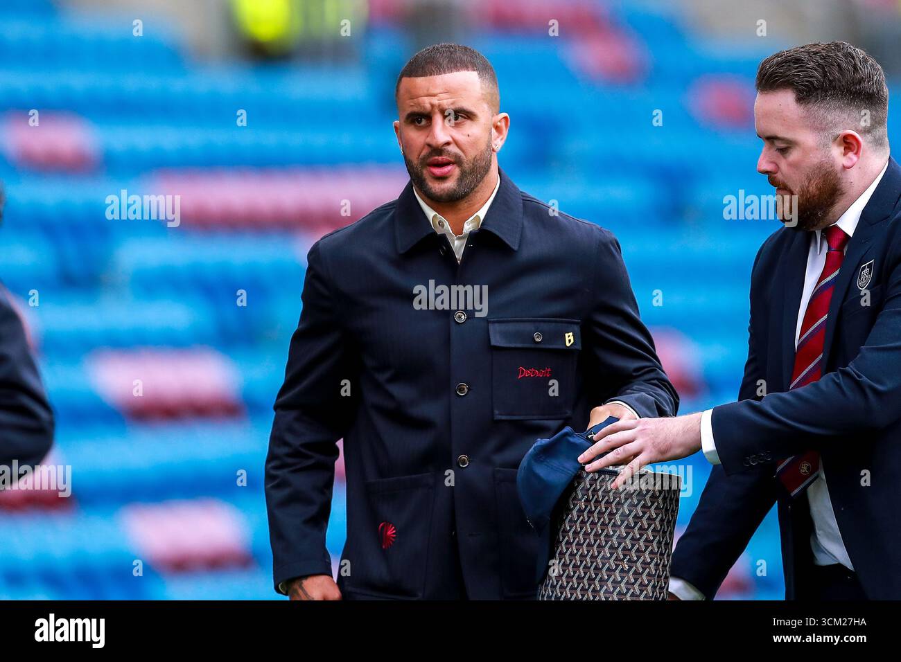 Kyle Walker of Burnley arrives before the Burnley FC v Liverpool FC ...