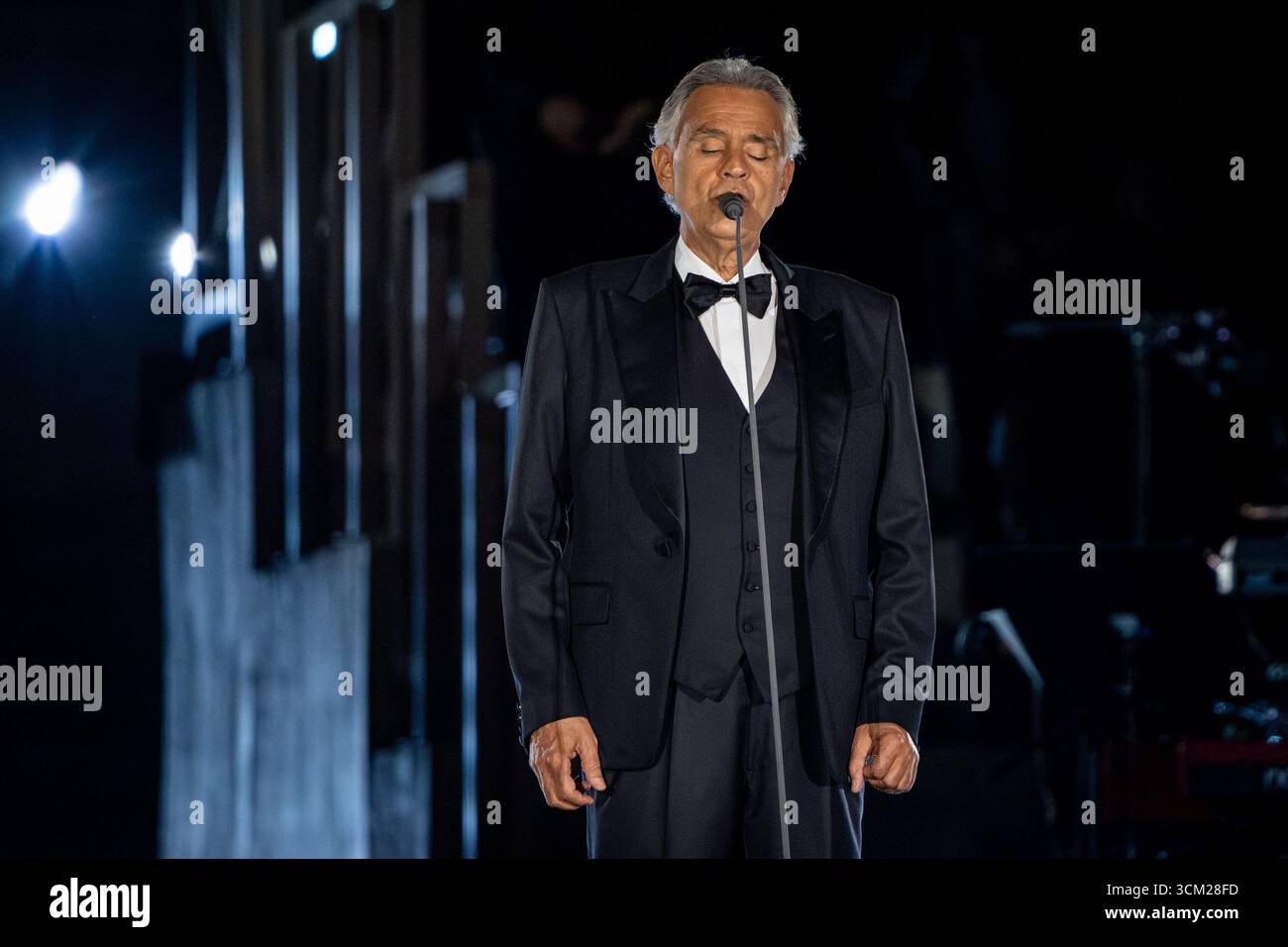 Vatican City, Vatican, on 13 September 2025. Andrea Bocelli performs on ...