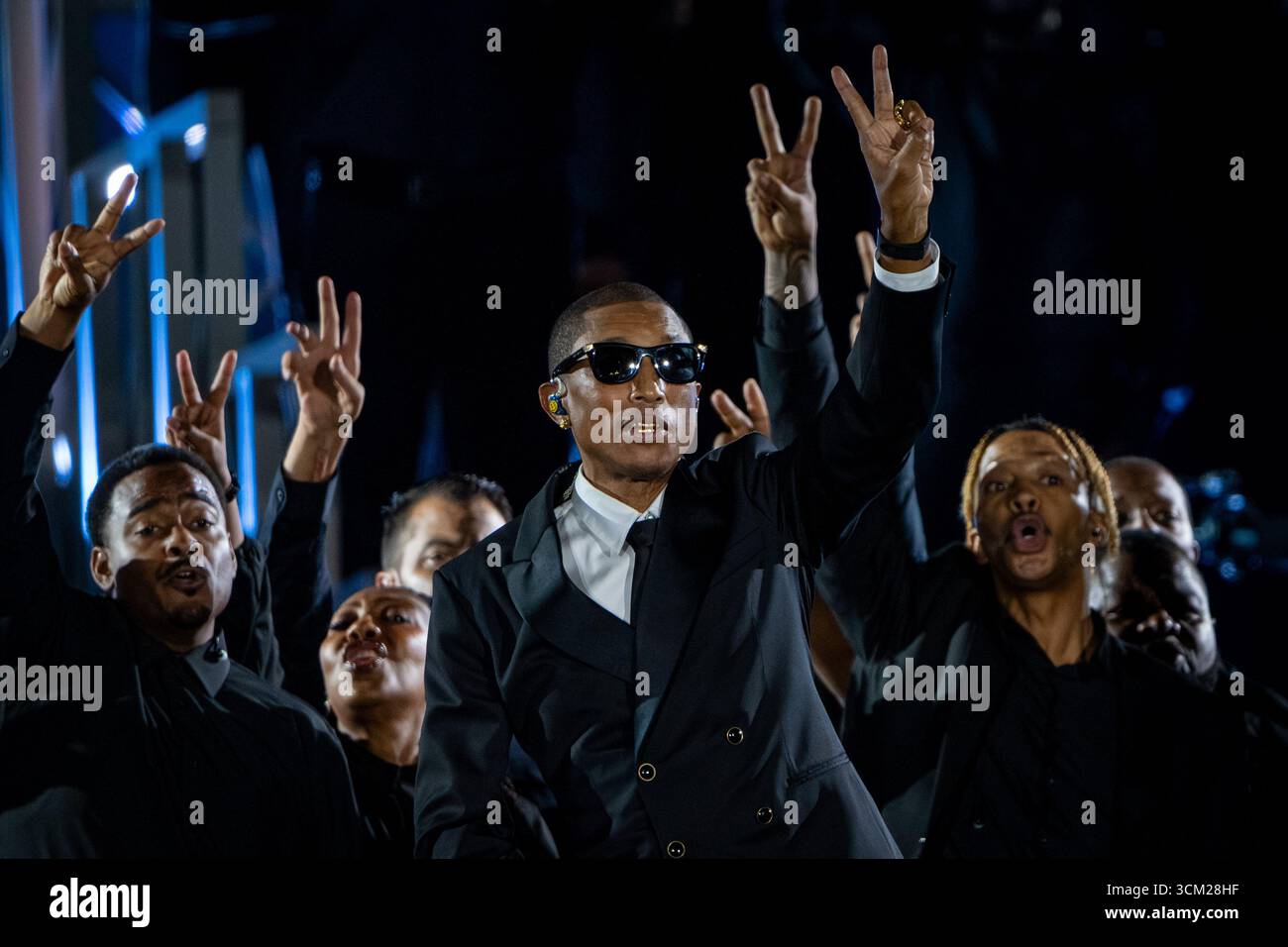 Vatican City, Vatican, on 13 September 2025. Pharrell Williams performs ...