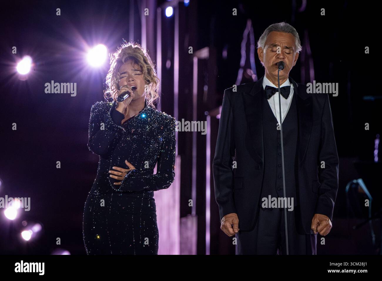 Vatican City, Vatican, on 13 September 2025. Andrea Bocelli performs on ...