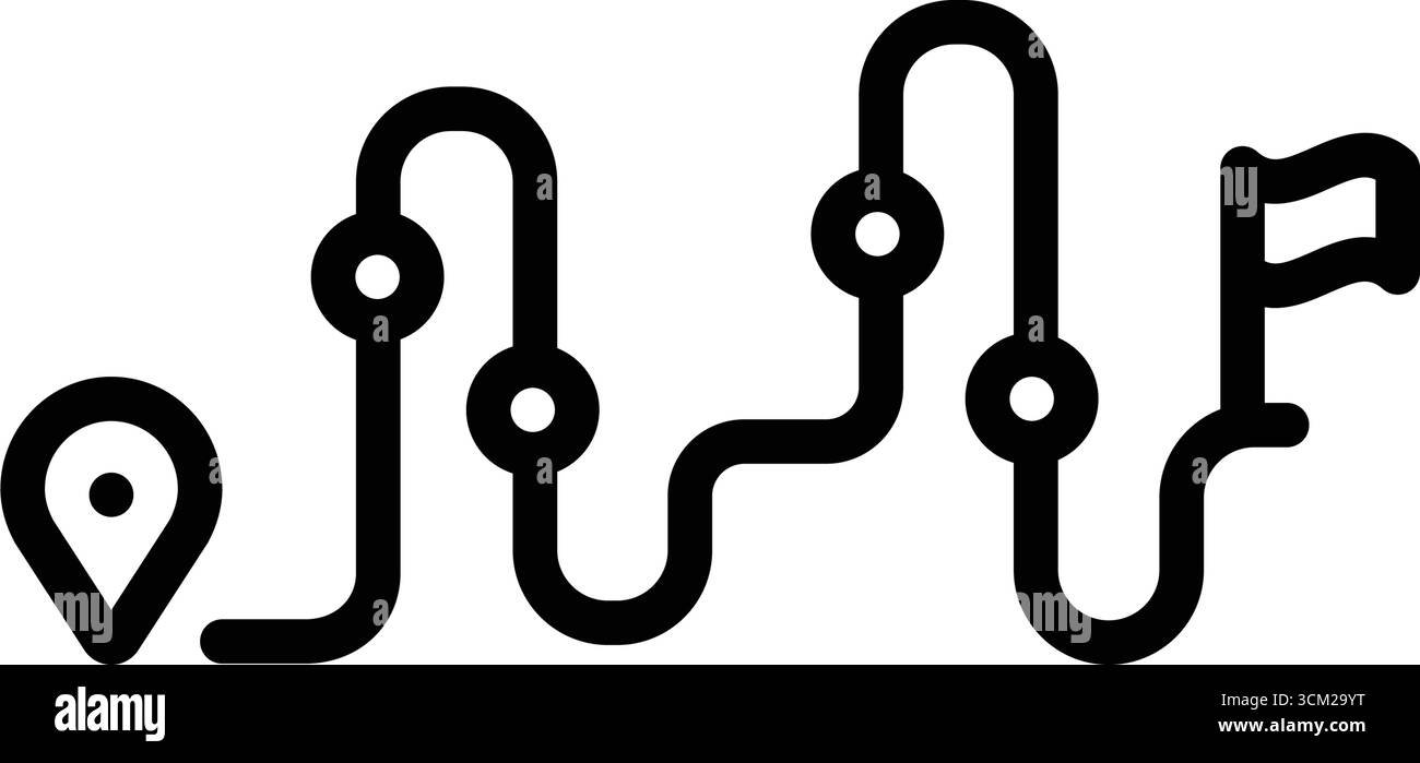 Icon for milestones map, milestones Stock Vector Image & Art - Alamy