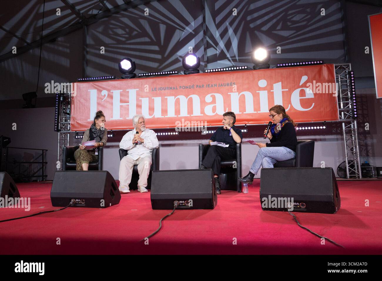 Paul Watson founder Sea Shepherd debate during Fete De L‘Humanite 2025 ...