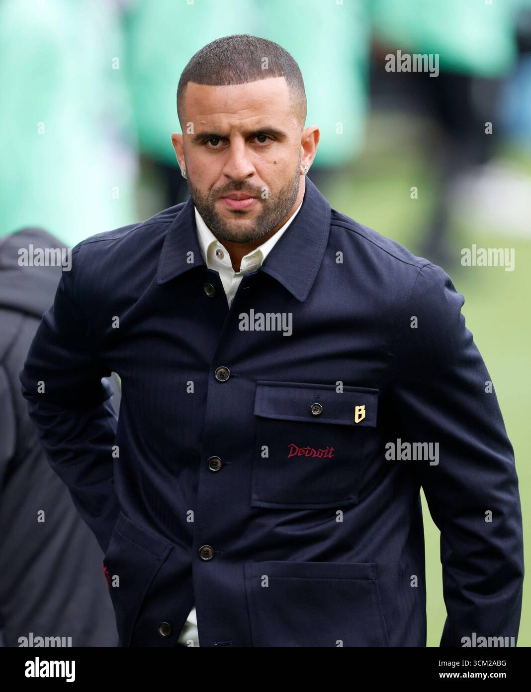 Burnley's Kyle Walker arrives at the ground ahead of the Premier League ...