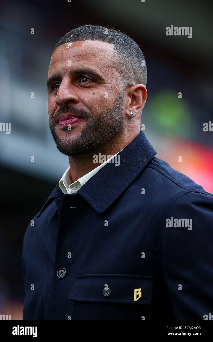 Kyle Walker of Burnley arrives at stadium ahead of the Premier League ...