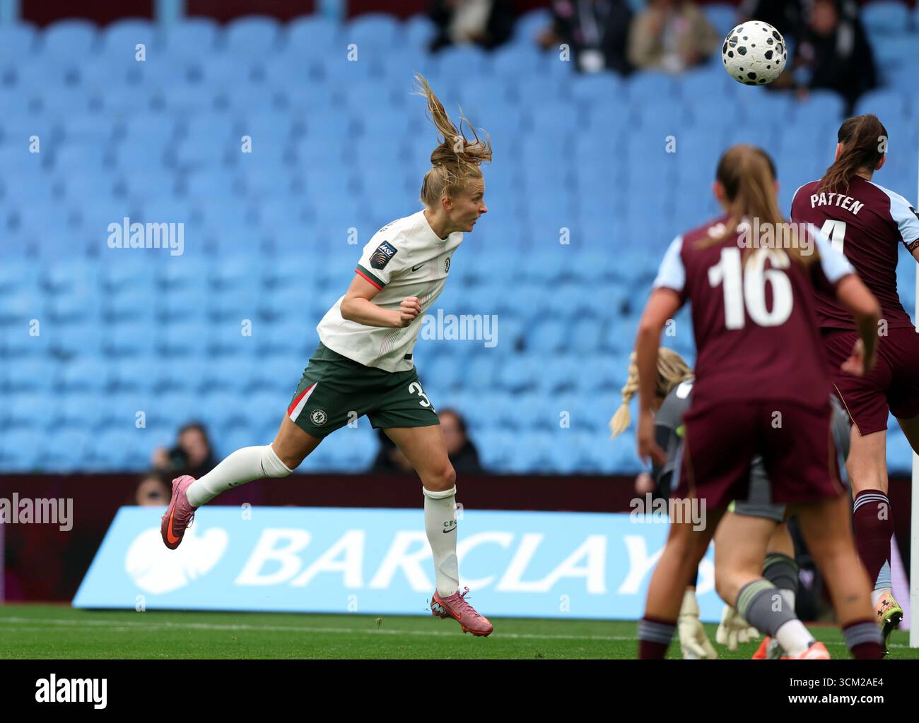 Chelsea's Aggie Beever-Jones scores their opening goal of the game ...