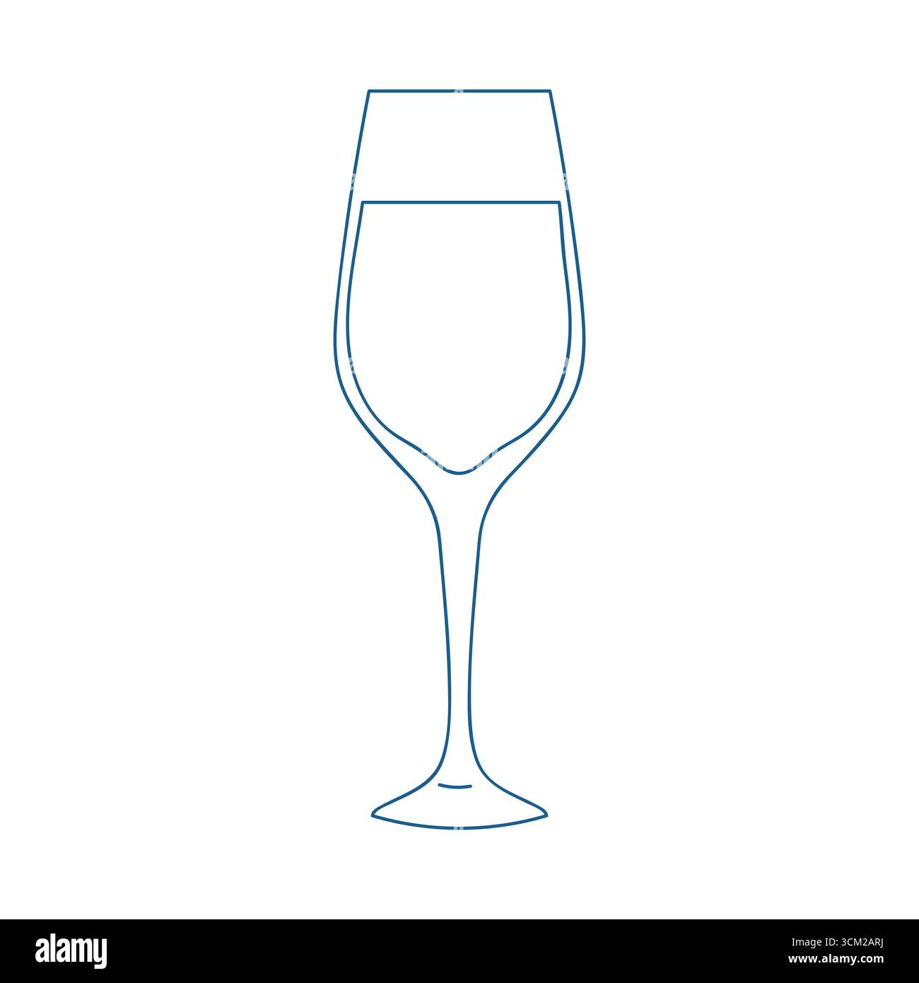 Refreshing summer drinks in crystal Stock Vector Images - Alamy