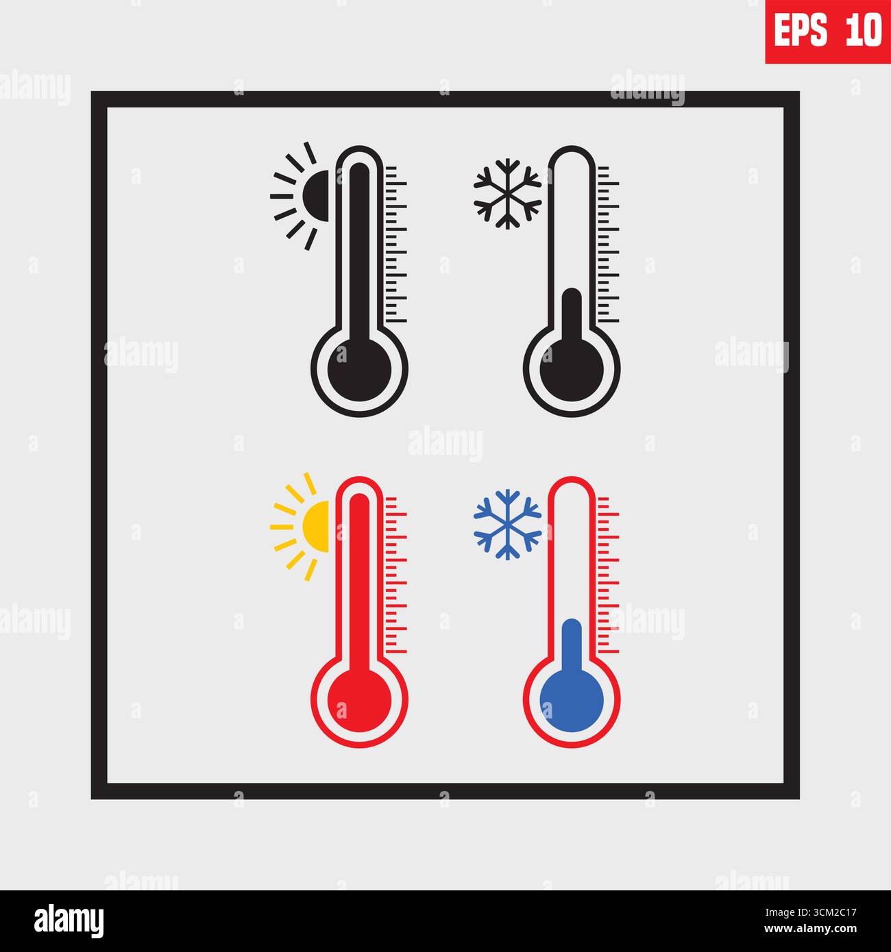 Thermometer hot and cold hi-res stock photography and images - Alamy