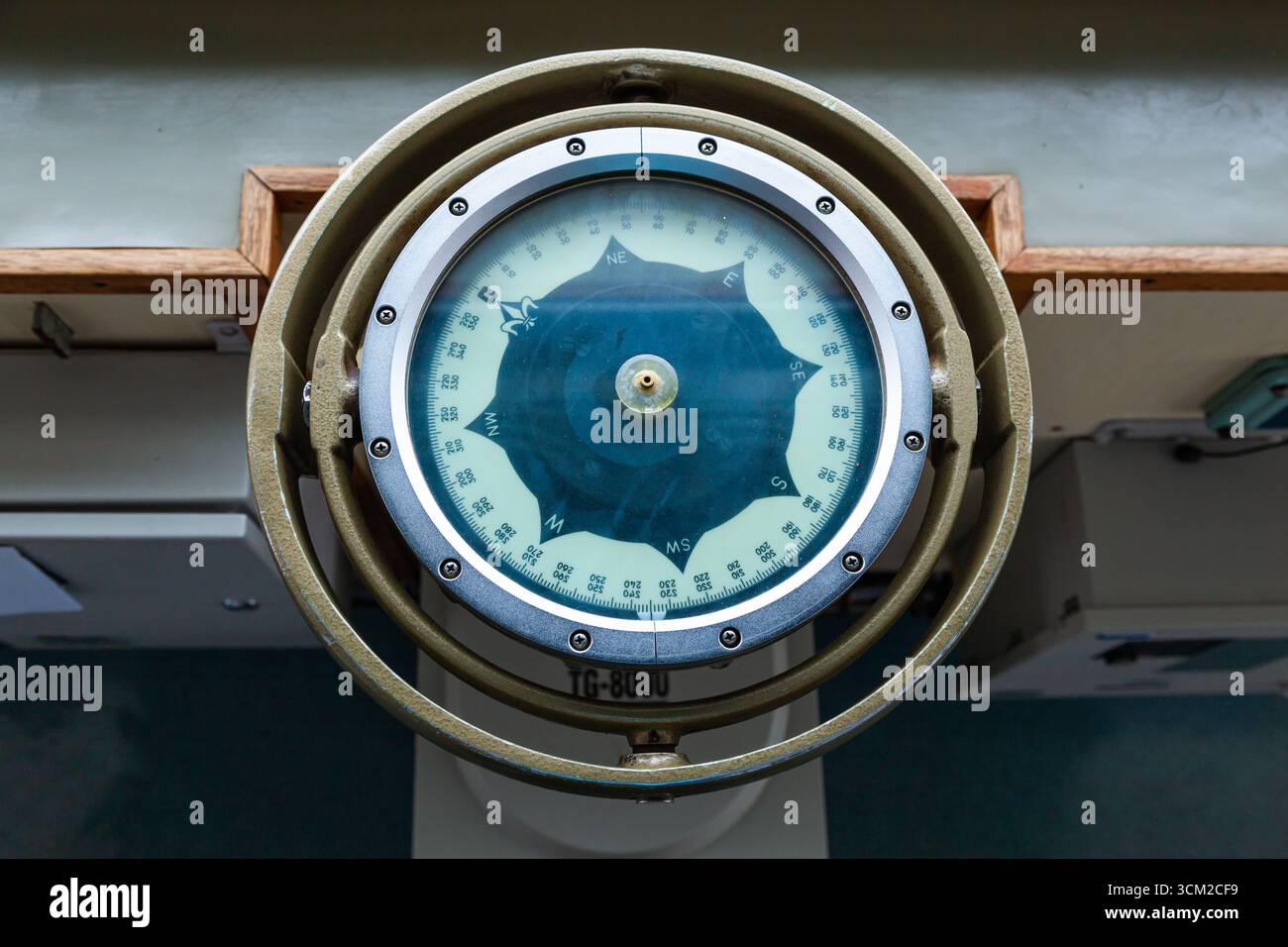 A marine analog gyrocompass is installed on a ship Stock Photo - Alamy