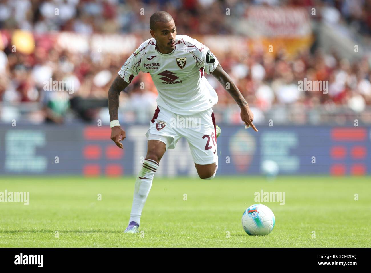 Rome, Italy - September 14, 2025: Cyril Ngonge of Torino seen in action ...