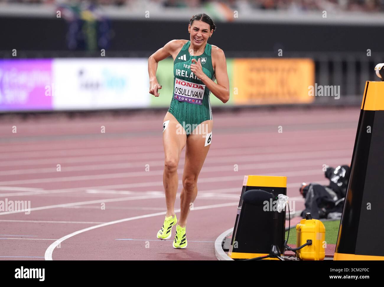Sophie O'Sullivan of Ireland competes in the semi-final heat 1 of the ...