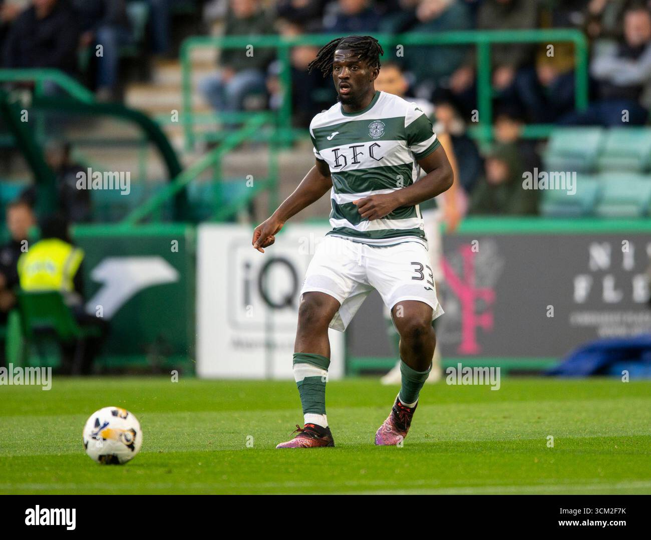 Edinburgh, UK. 13th Sep, 2025. Scottish Premiership - Hibernian FC v ...