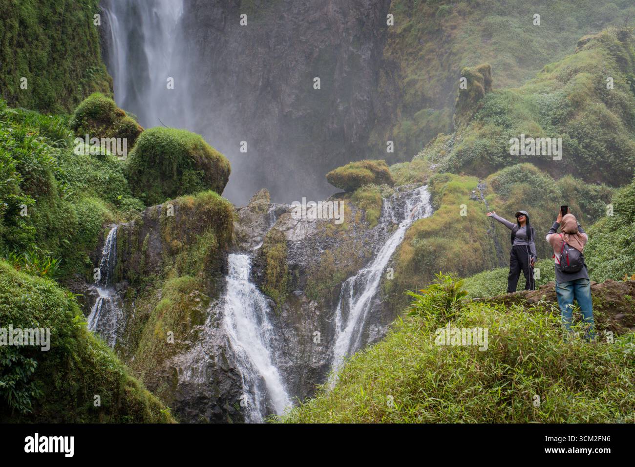 September 14, 2025, Cianjur, West Java, Indonesia: A women poses for ...