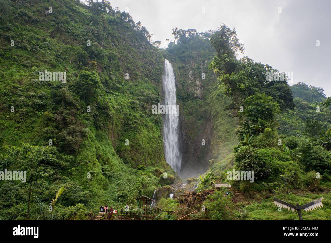 September 14, 2025, Cianjur, West Java, Indonesia: Landscape view of ...