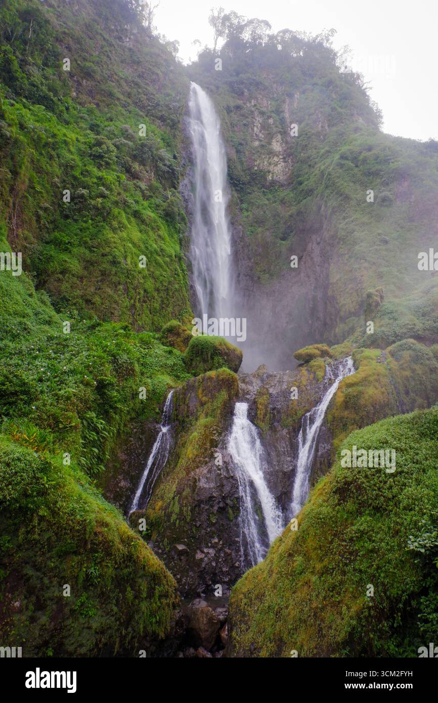Citambur waterfall cianjur in indonesia hi-res stock photography and ...