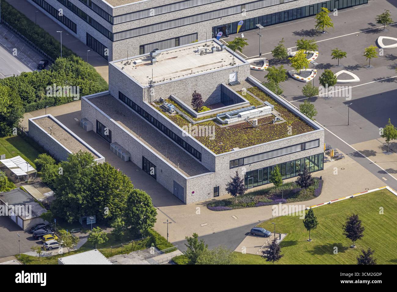 Aerial photo, Hamm-Lippstadt University of Applied Sciences, HSHL ...