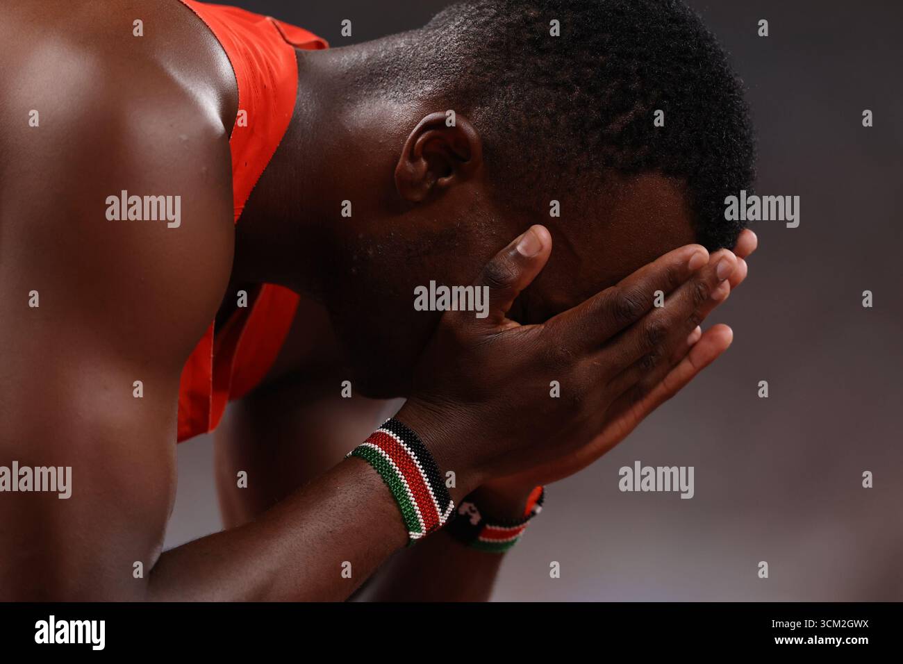 Charles Dobson (GBR) before his men's 400m heats during the World ...