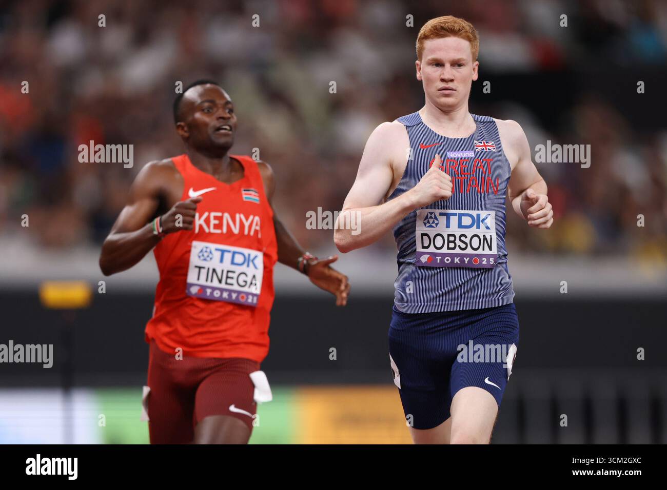 Charles Dobson (GBR) qualifies from his men's 400m heat during the ...