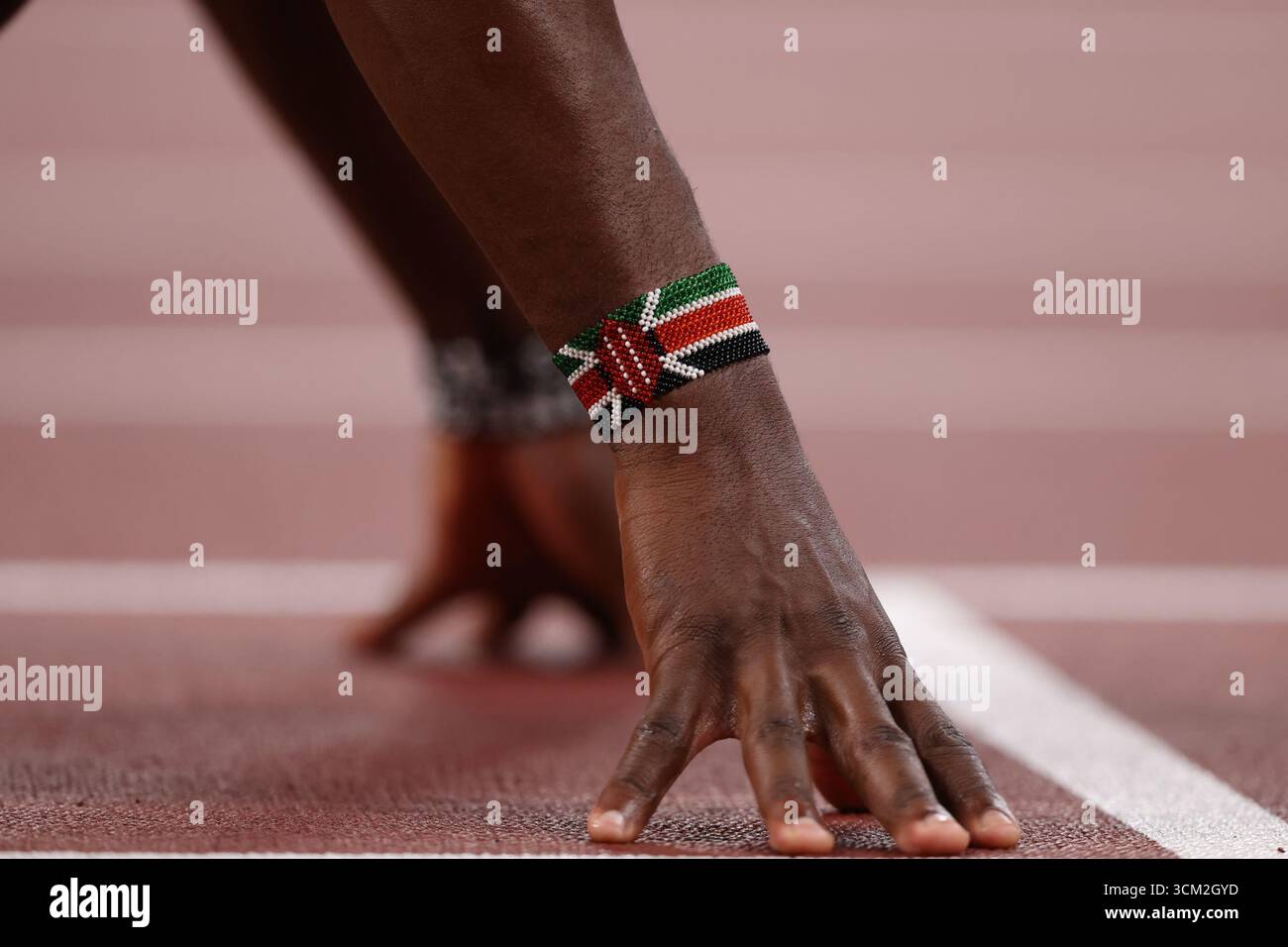 Charles Dobson (GBR) before his men's 400m heats during the World ...