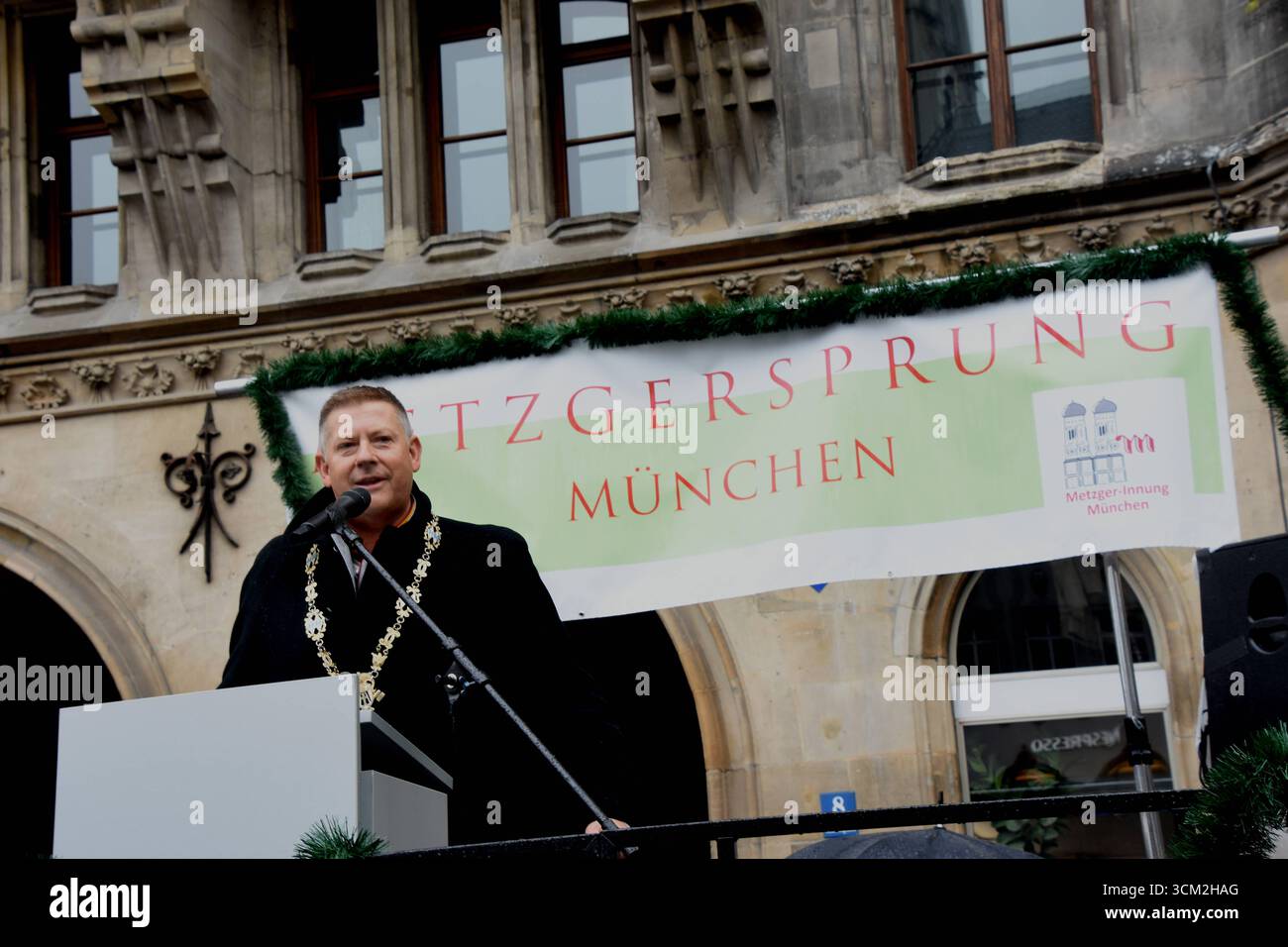 Andreas Andy Gassner Metzgerobermeister Muenchen 14.09.2025 Marienplatz ...