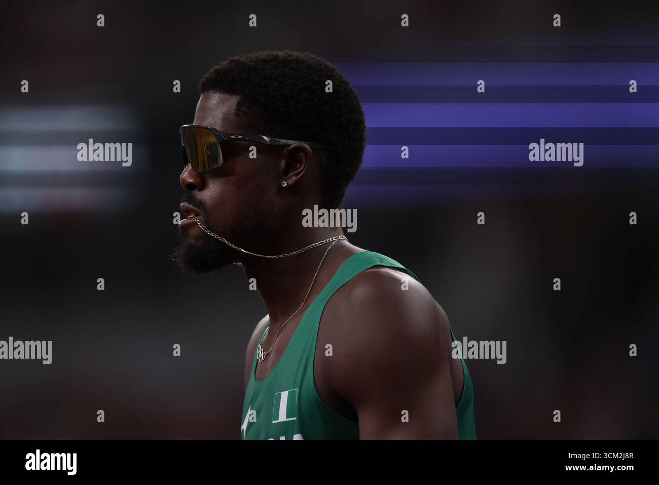Chidi Okezie (NGR) before his 400m heat during the World Athletics Championships 2025 at the ...