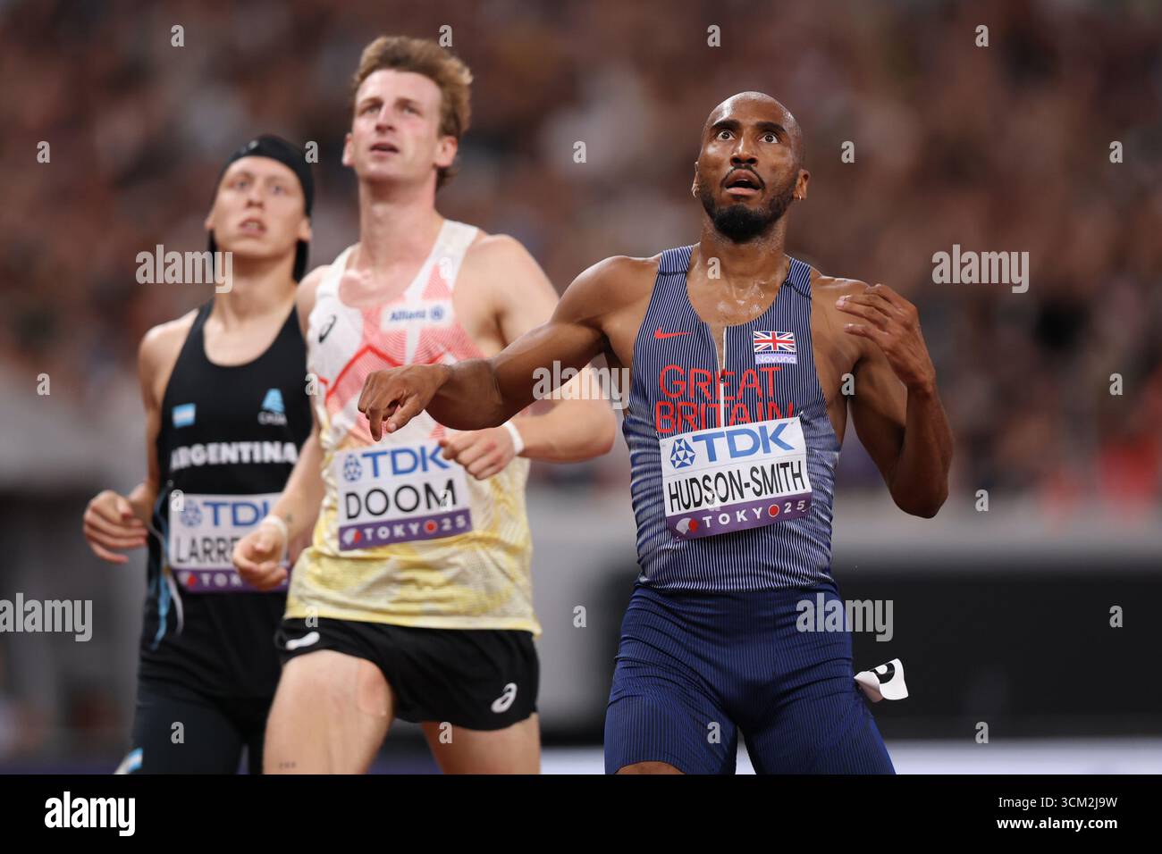 Matthew Hudson-Smith (GBR) coming 4th in his 400m heat during the World ...