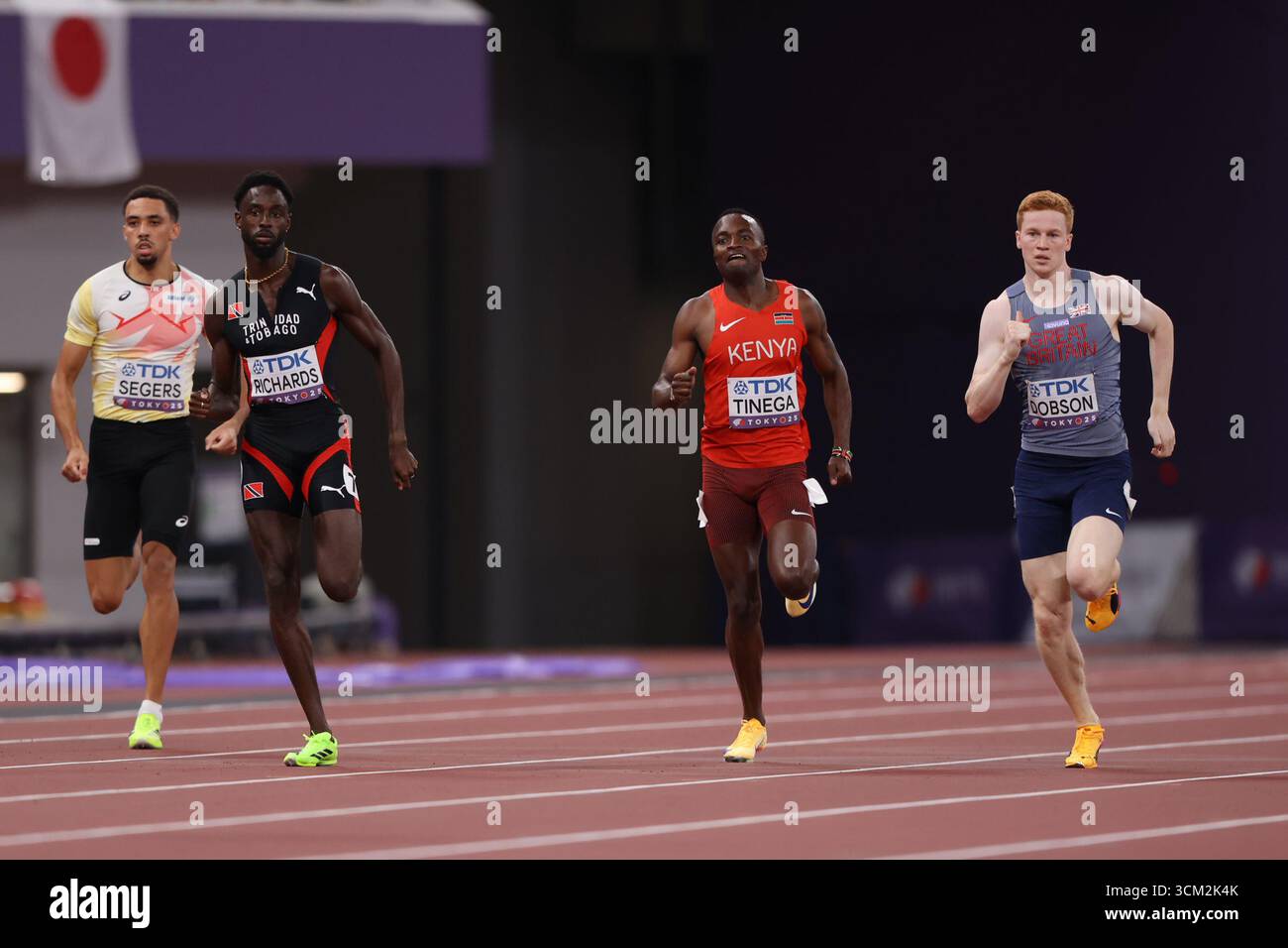 Charles Dobson (GBR) during his men's 400m heat during the World ...
