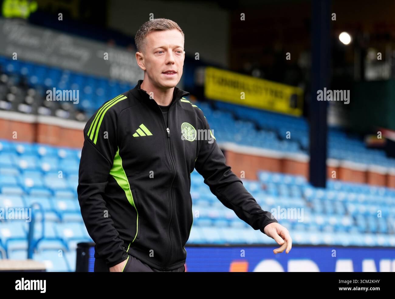 Celtic's Callum McGregor arrives at the ground ahead of the William ...