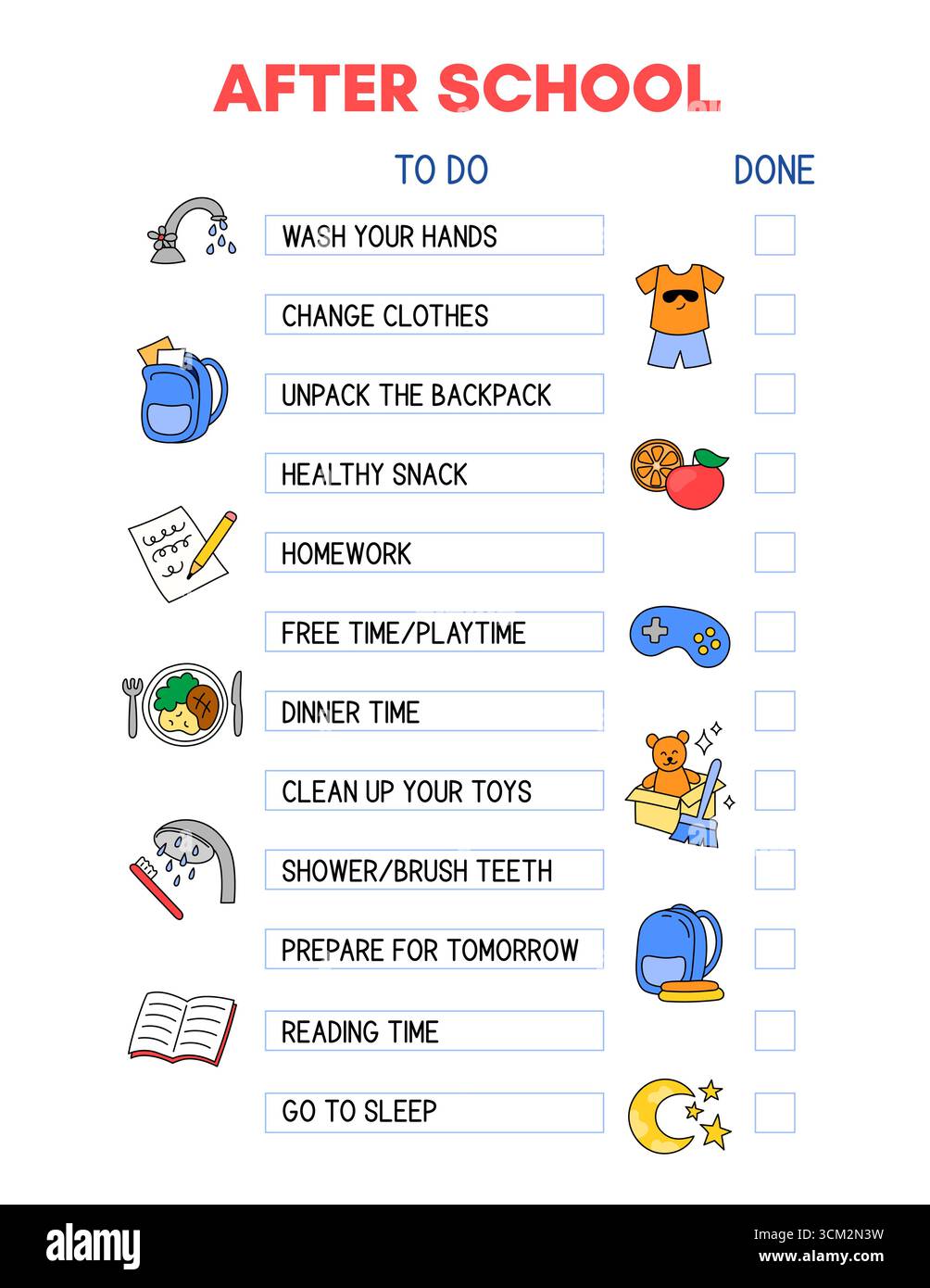 Motivational list Stock Vector Images - Alamy