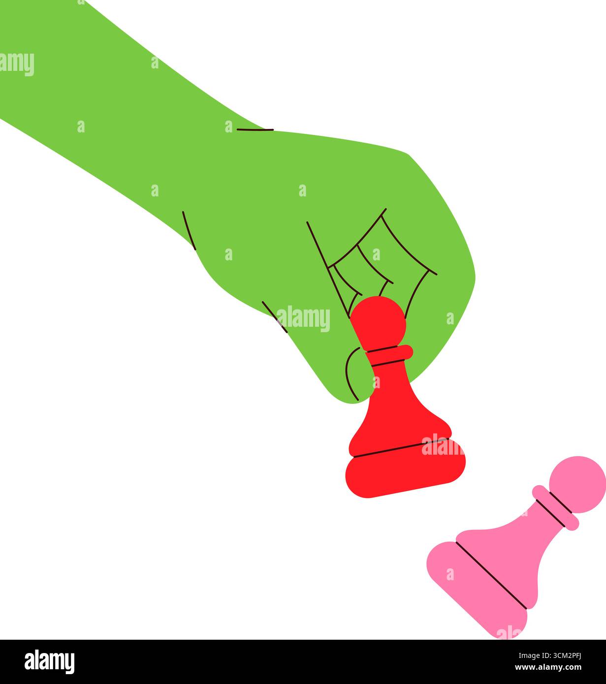 Pawn sacrifice Stock Vector Images - Alamy