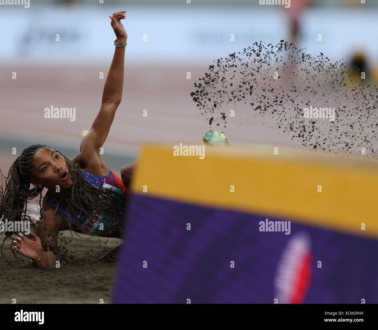 Tara DAVIS-WOODHALL of United States competes during Women's Long Jump ...