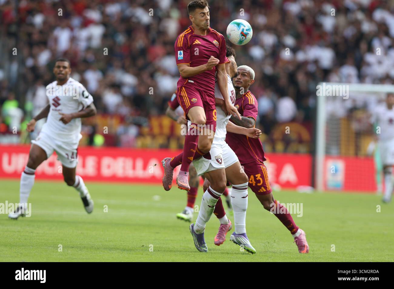 Rome, Italy - September 14, 2025: Stephna El Shaarawy of Roma seen in ...