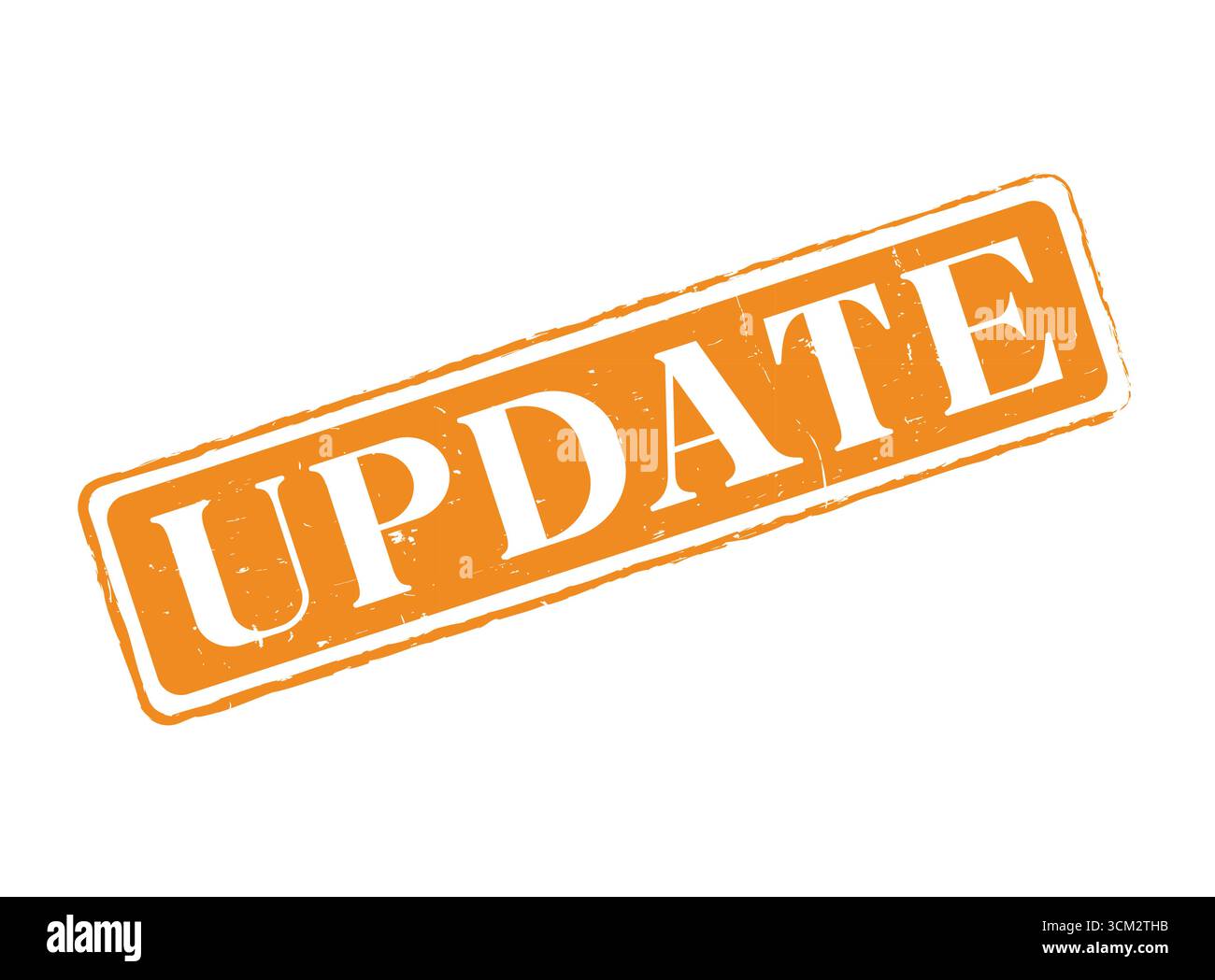 A Updated Rubber Stamp Seal for Documents and Information Stock Vector ...