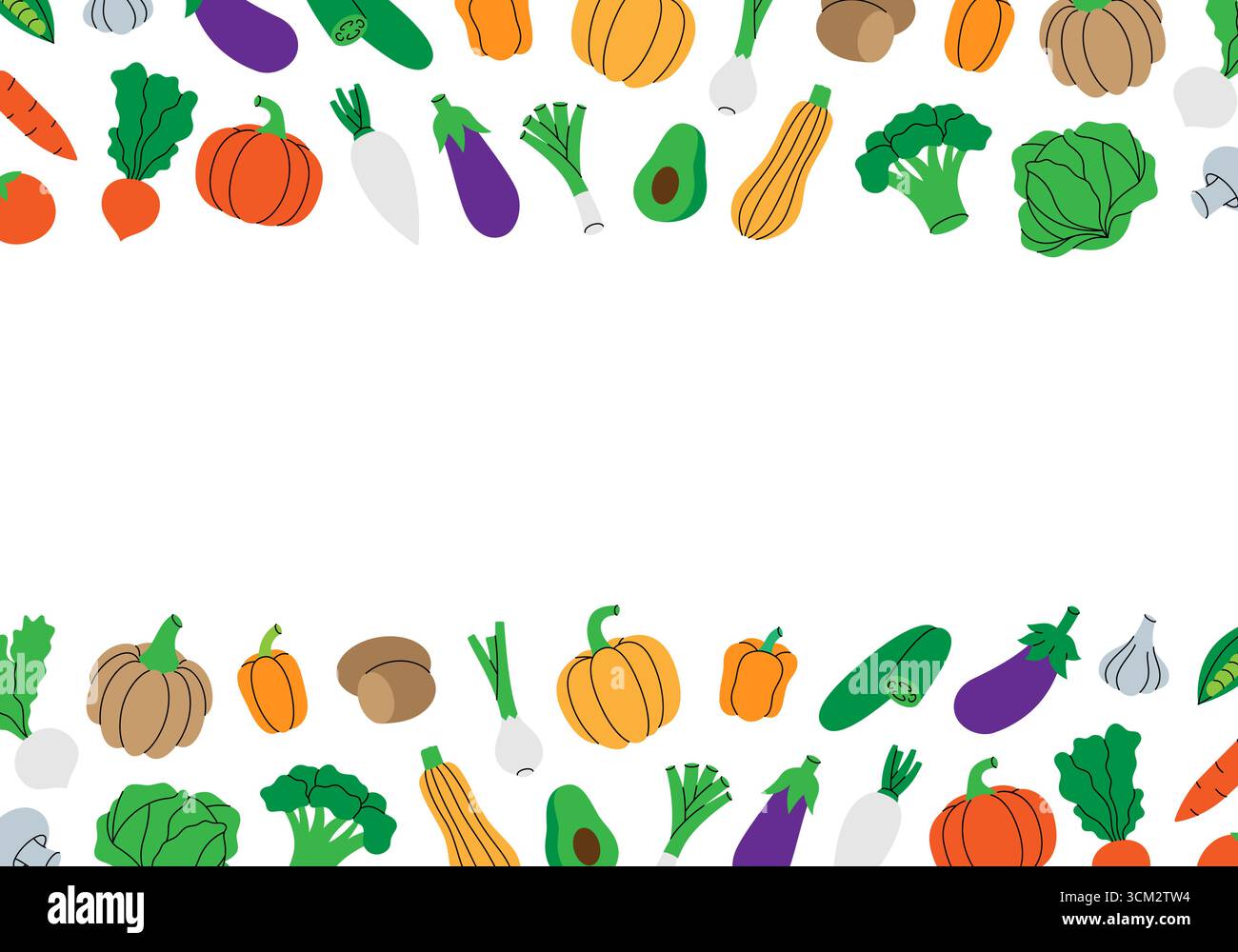 Vegetables banner. Fresh vegetables. Healthy eating. Organic farm ...