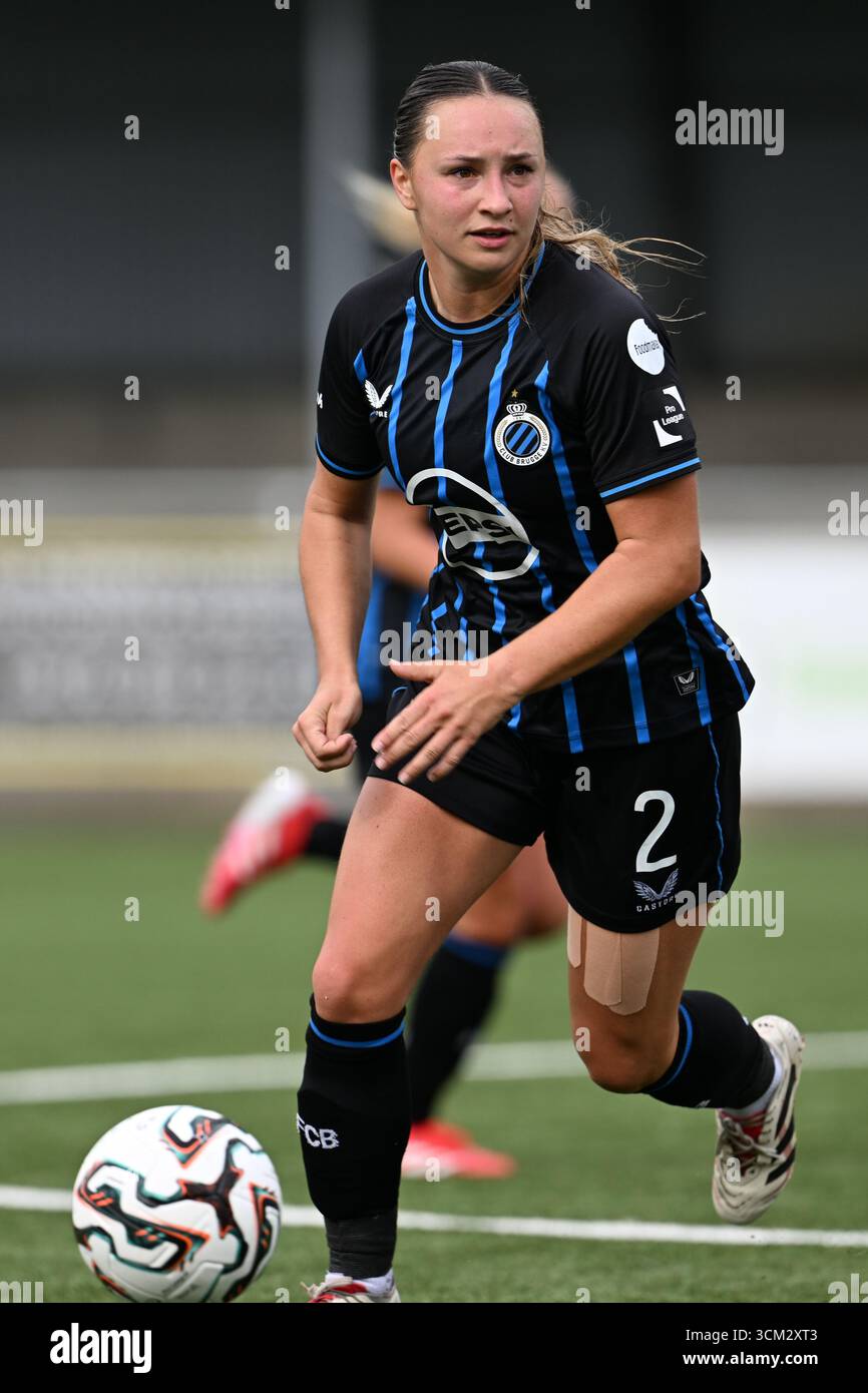 Moisa van Koot (2) of Brugge pictured during a female soccer game ...